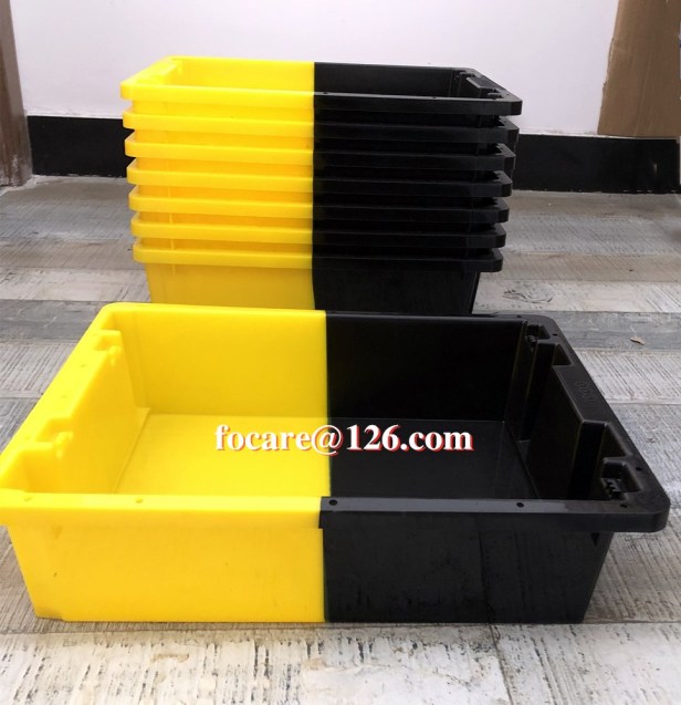 Two color stackable crate mould – China Reliable Multi Shot Mold ...