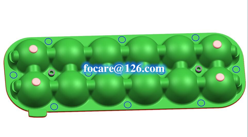 One step bi color injection molding solution for egg storage box ...