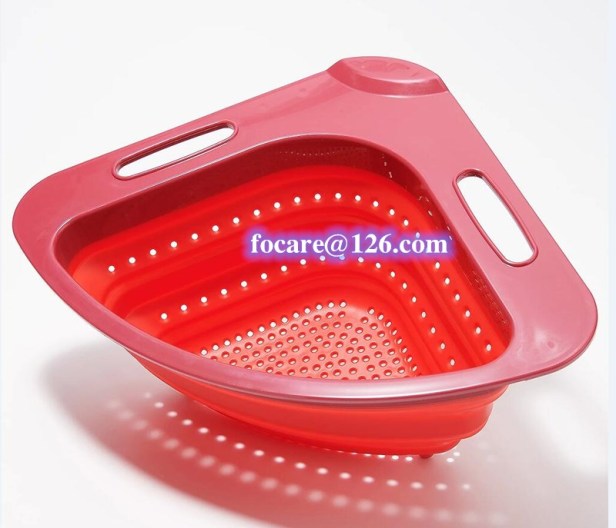 2 shot collapsible corner strainer colander molding process – China ...