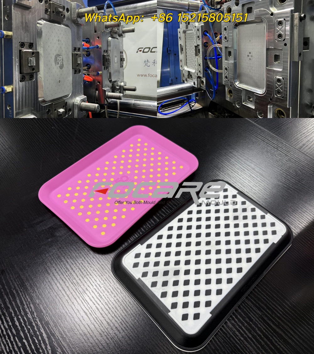 Anti slip food serving tray two shot injection molding – China Reliable ...